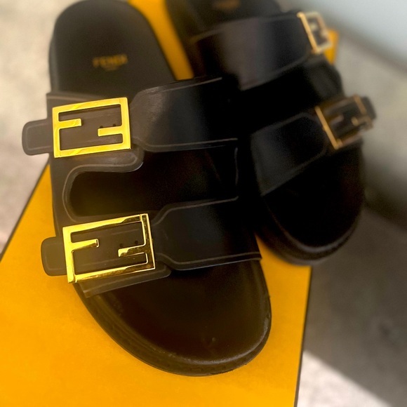 Fendi | Shoes | Fendi Slides | Poshmark